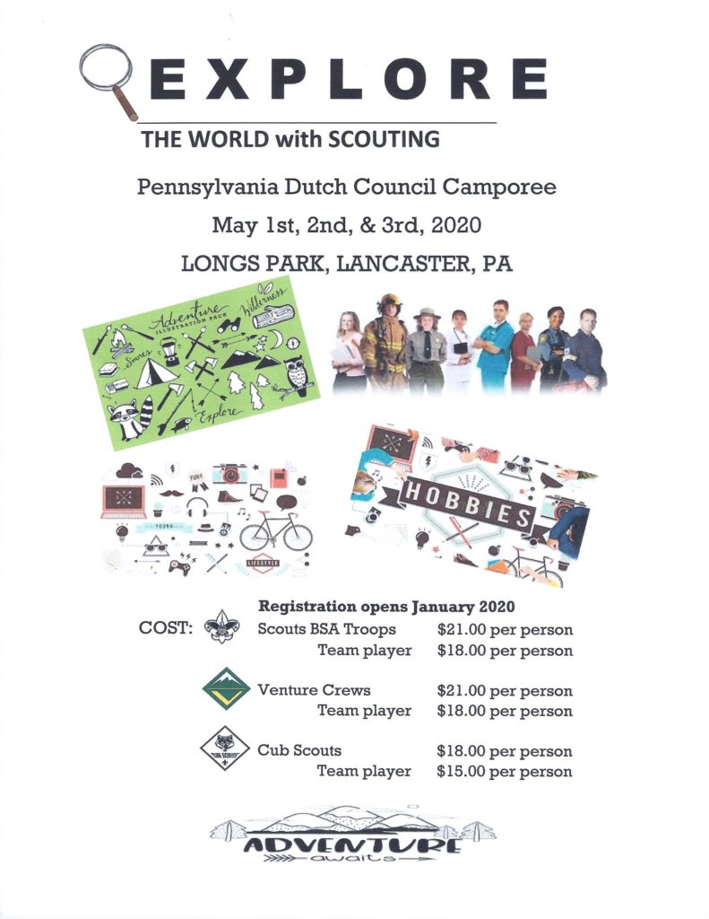 2020 Explore the World with Scouting Council Camporee | Pennsylvania ...